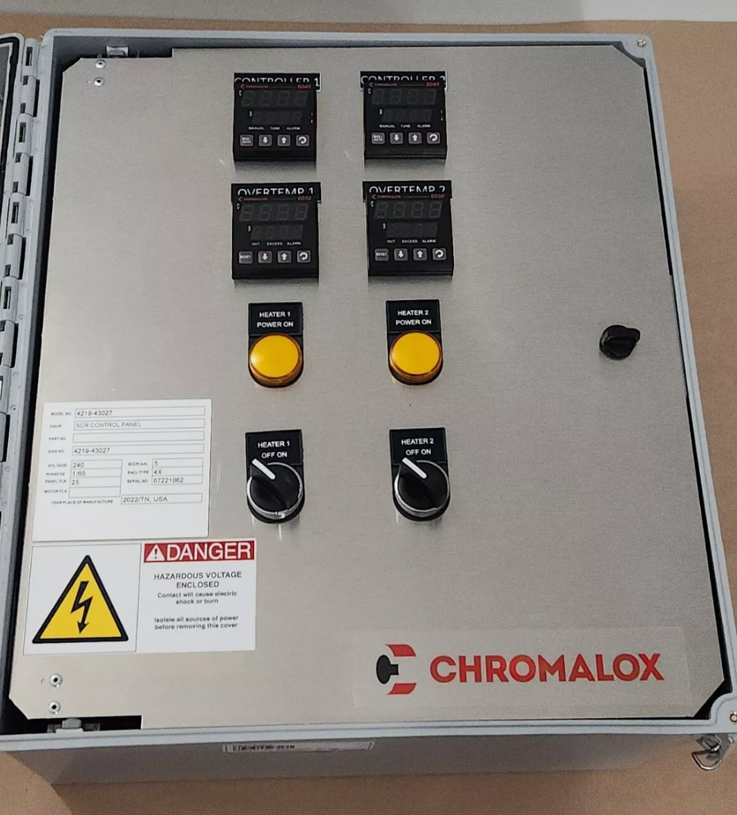 CHROMALOX Heater control panel 4219-43027 SCR - Fast Recambios